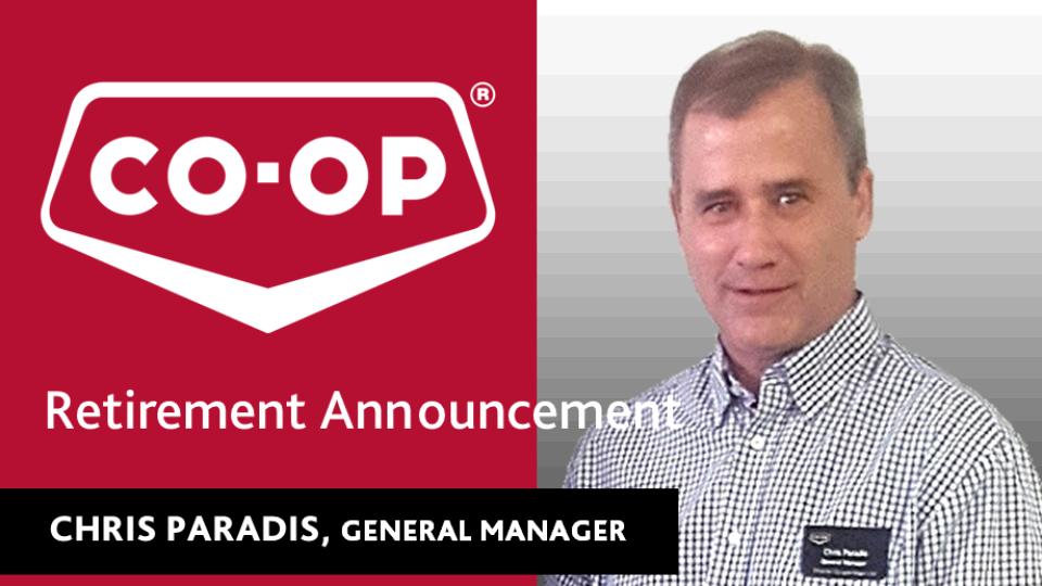 Retirement Announcement: Chris Paradis, General Manager | Prairie Co-op